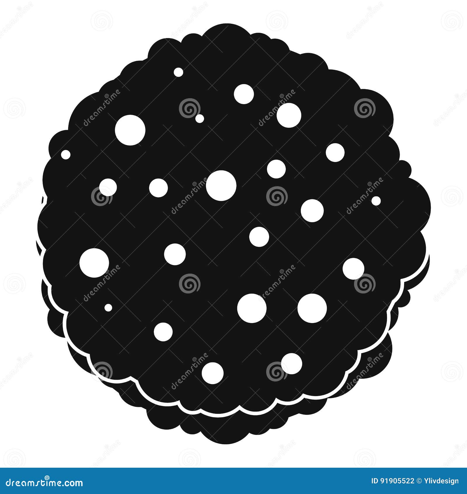 Cutlets icon simple stock vector. Illustration of burger - 91905522