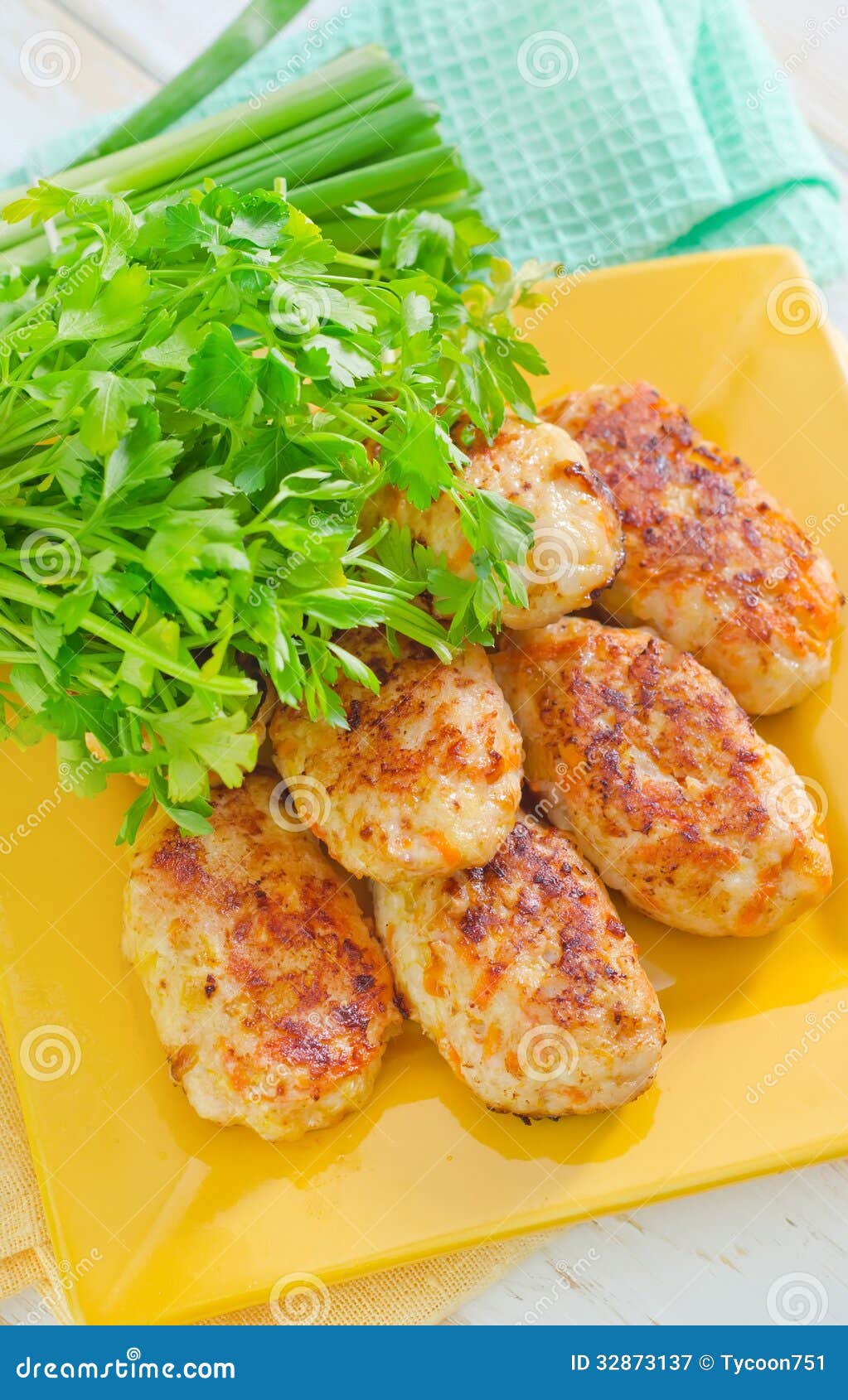 Cutlets stock image. Image of cooked, dinner, cutlet - 32873137