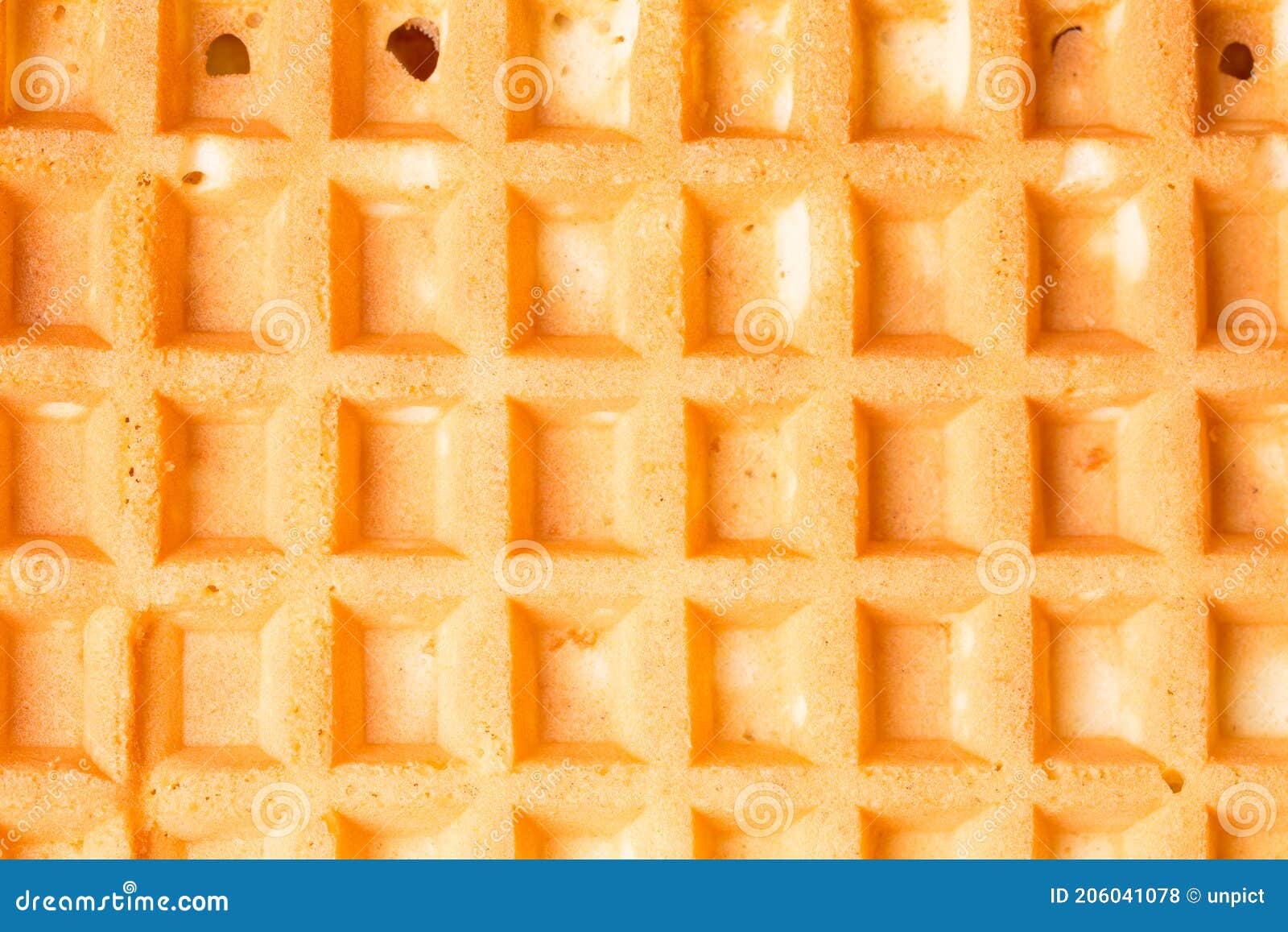 Cutout of belgian waffle stock photo. Image of waffle - 206041078
