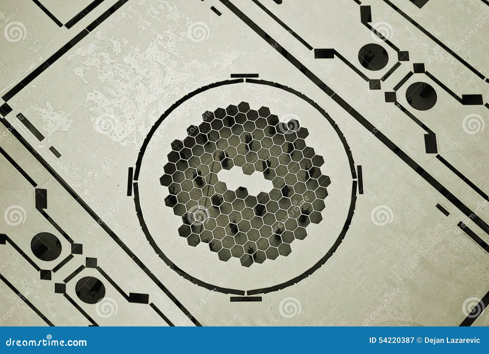 Cutout in the metal plate stock image. Image of grungy - 54220387