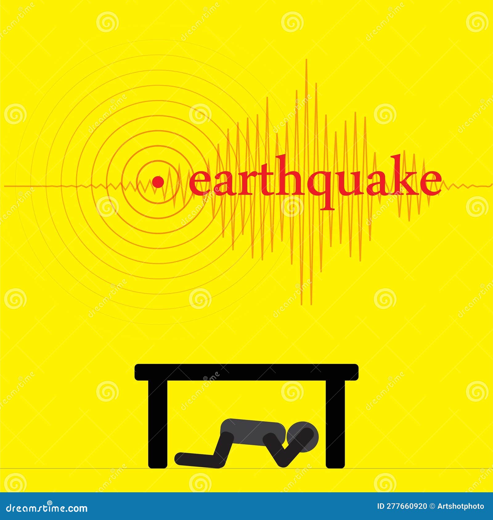 Earthquake Safety Rules. Countermeasures And Instruction In Case ...