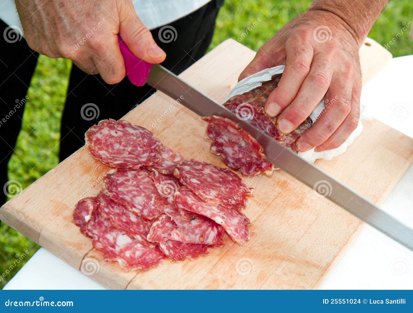 Cuts salam stock photo. Image of macro, chopped, kitchen - 25551024