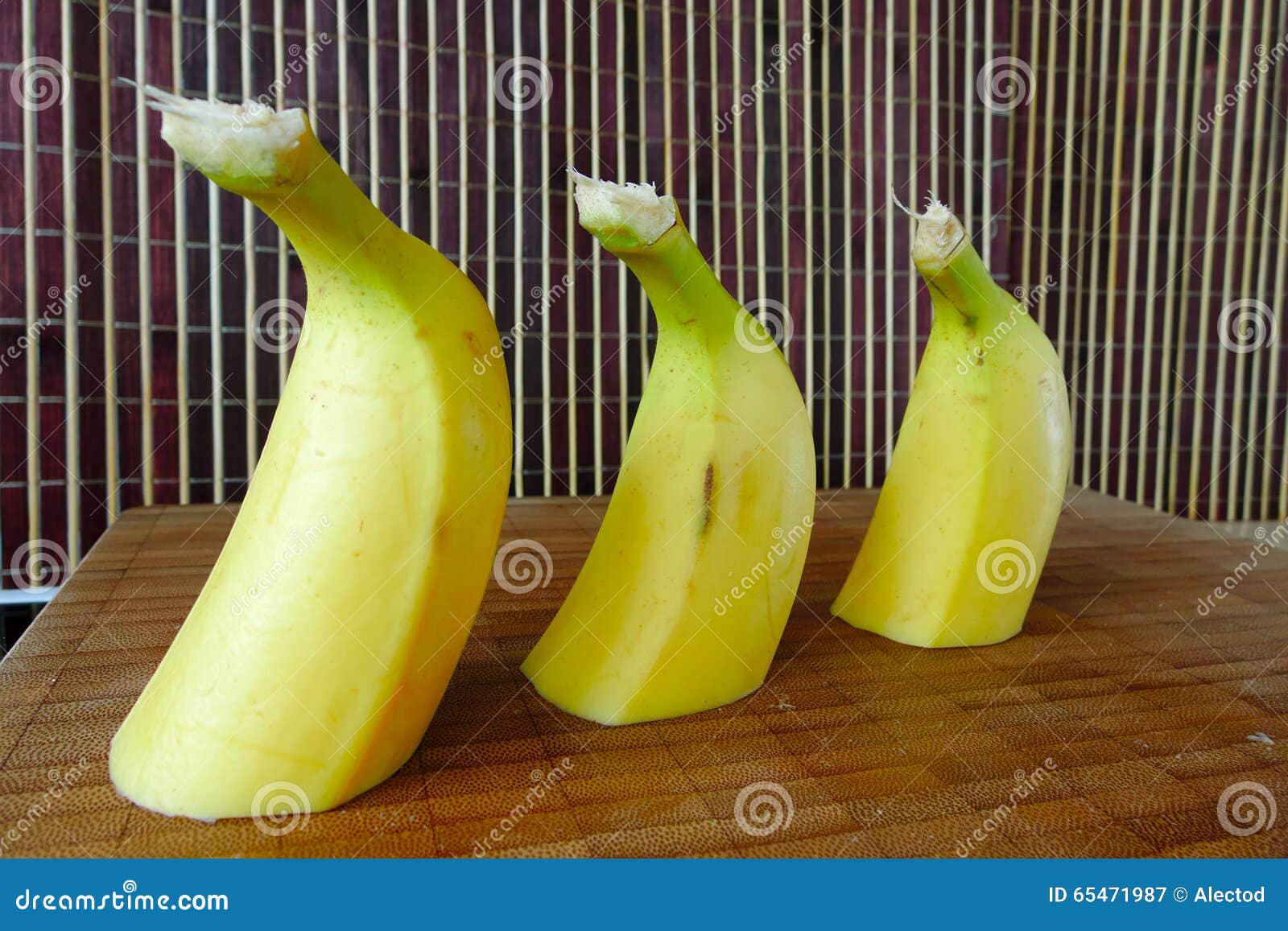 Cutted bananas on a board stock image. Image of drink - 65471987