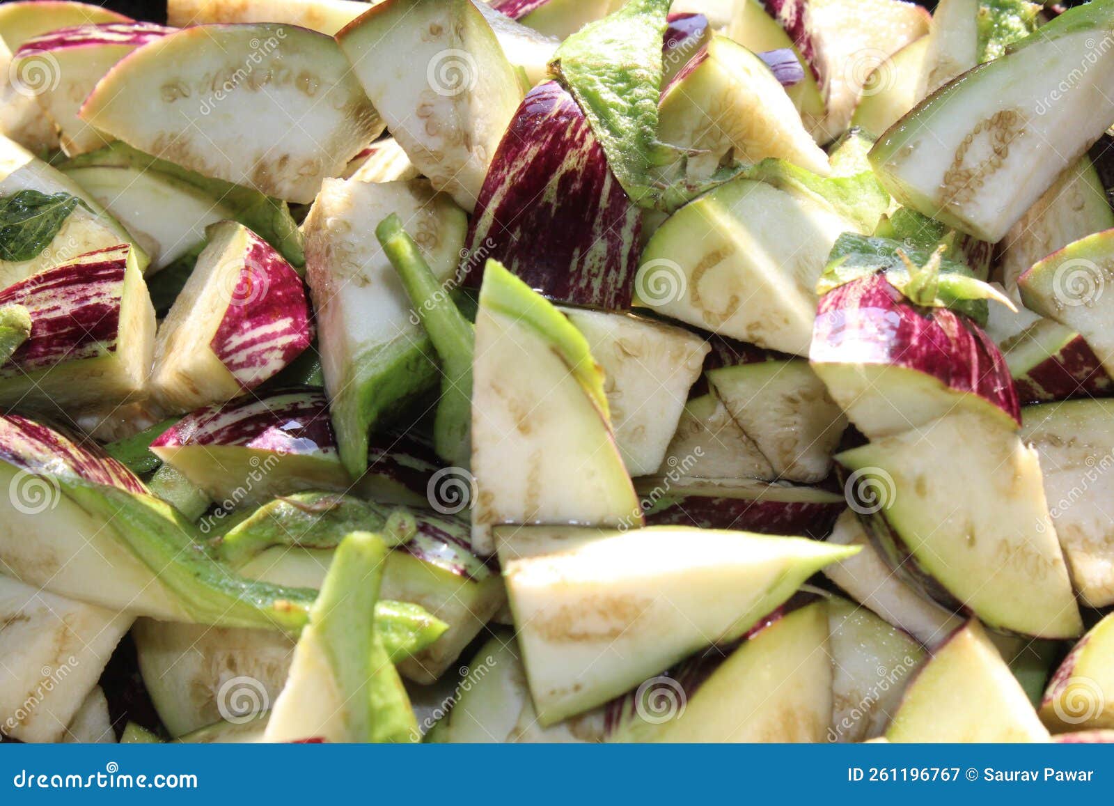 Cutted Brinjal As Background Stock Image - Image of india, eggplant ...