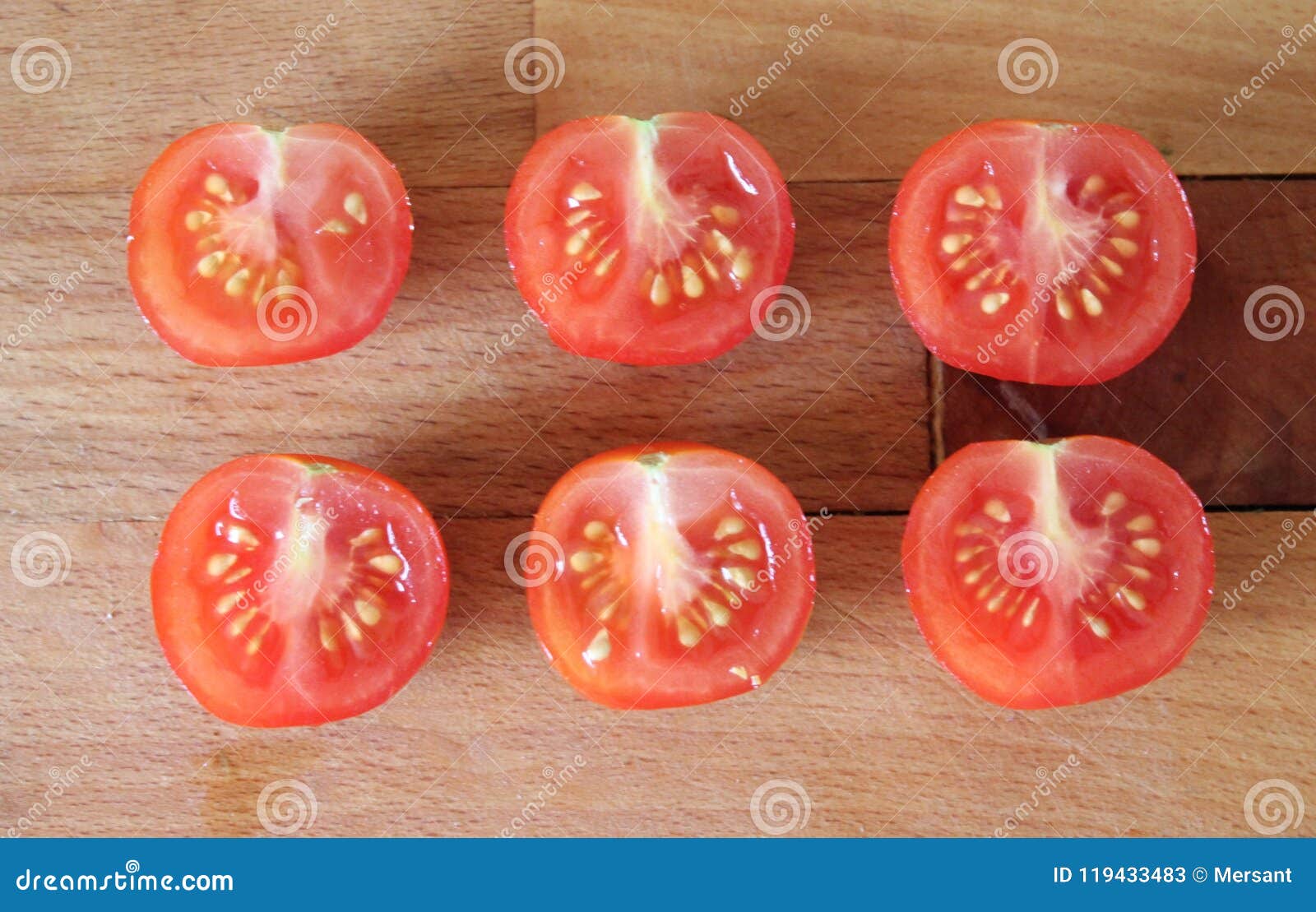 Cutted, Fresh Cherry-tomatoes Stock Image - Image of plant, tomatoes ...