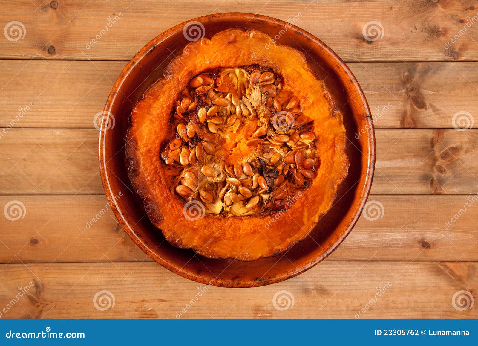 Cutted Half Pumpkin Roasted Pumpkin Stock Photo - Image of pumpkin ...