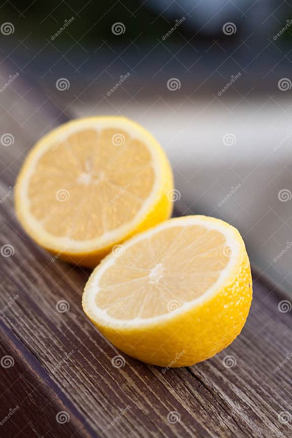 Cutted lemon stock photo. Image of healthy, green, cutted - 18658296