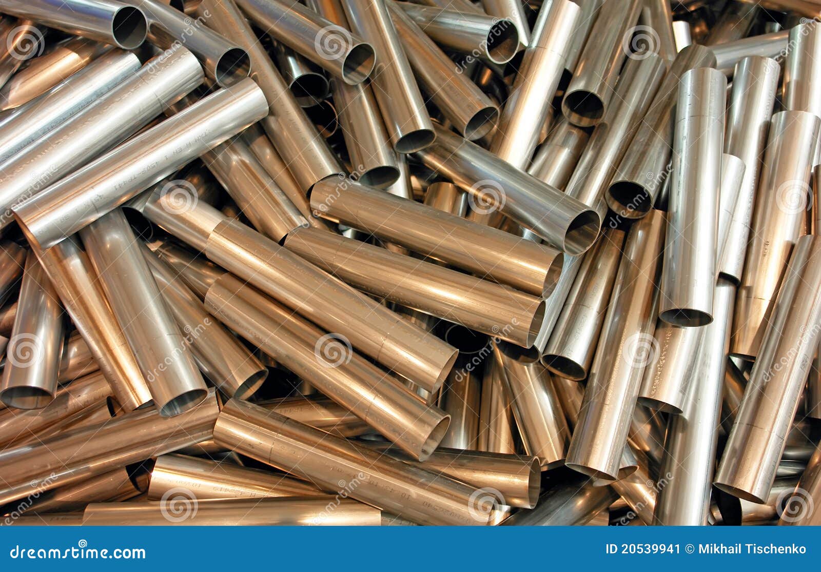 Cutted metal pipes stock image. Image of heavy, hollow - 20539941