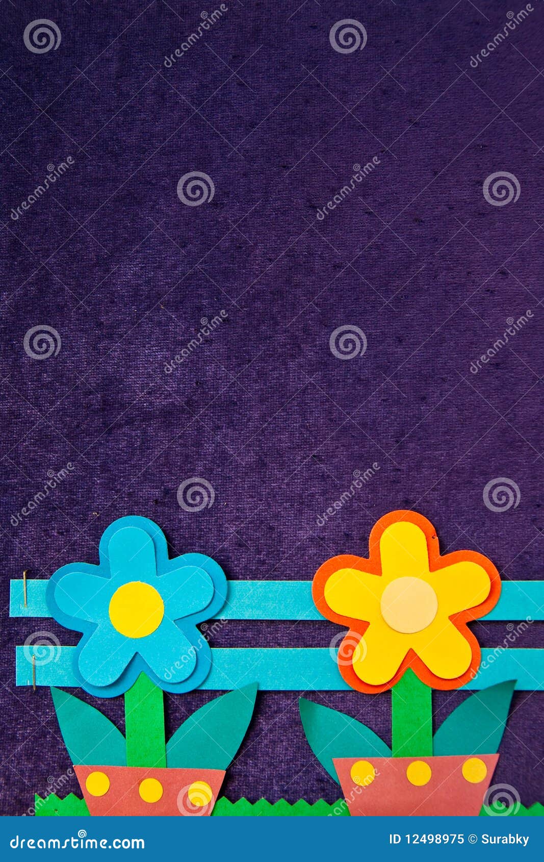 Cutted paper flower stock image. Image of decoration - 12498975
