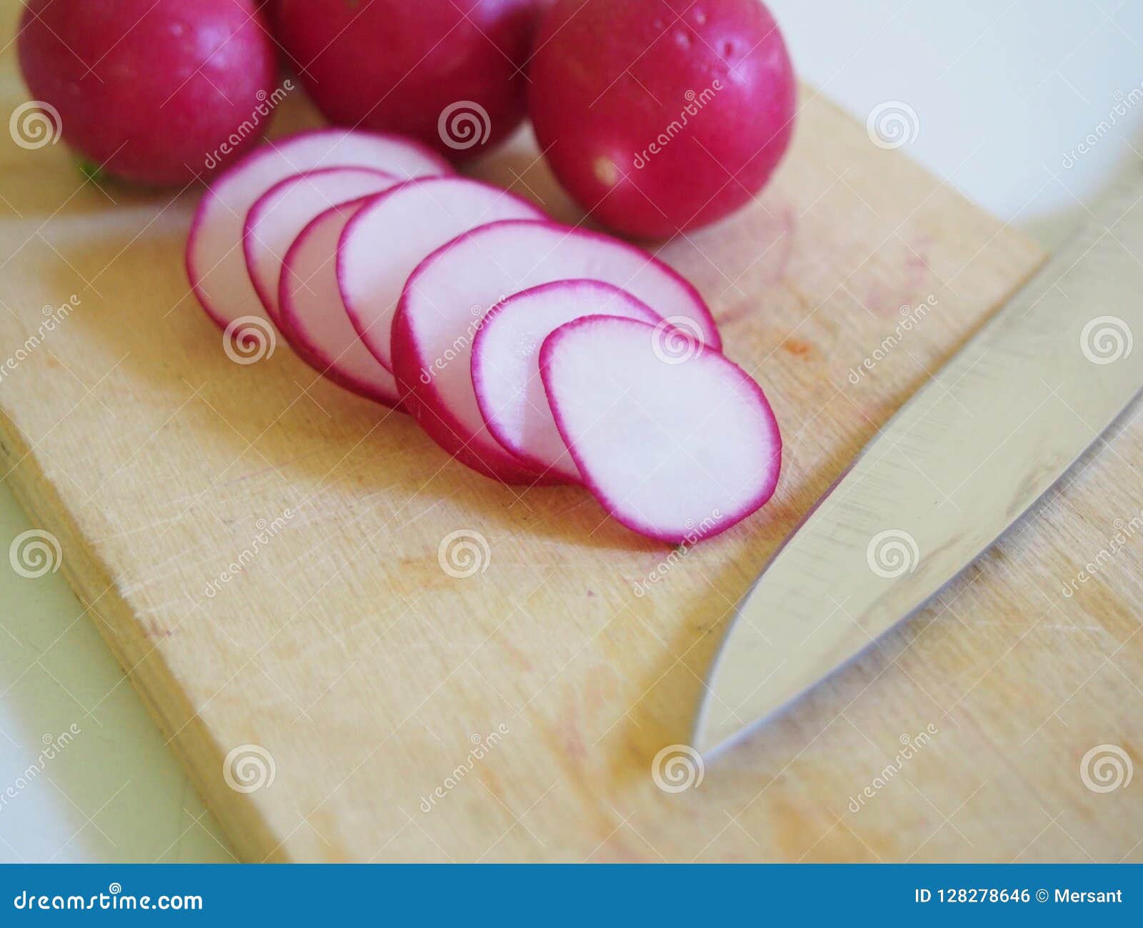 A cutted radish stock photo. Image of vegetables, nature - 128278646