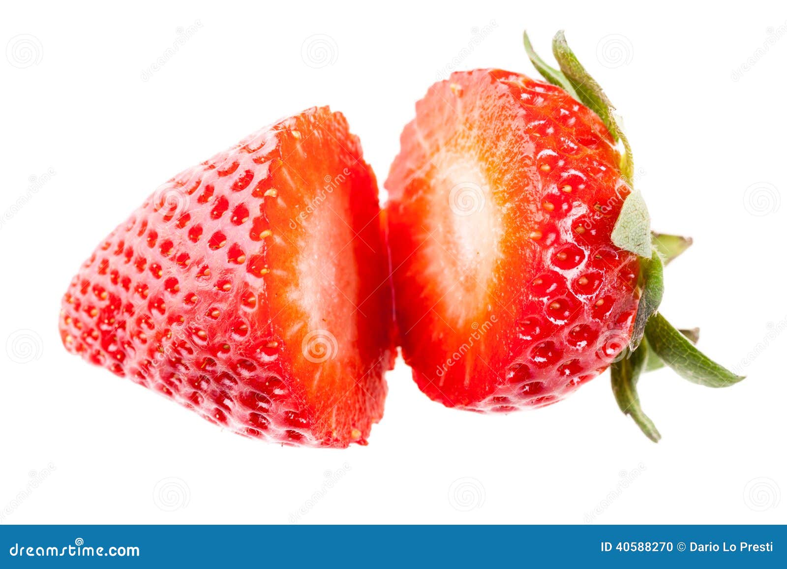 Cutted strawberry stock photo. Image of fruit, strawberry - 40588270