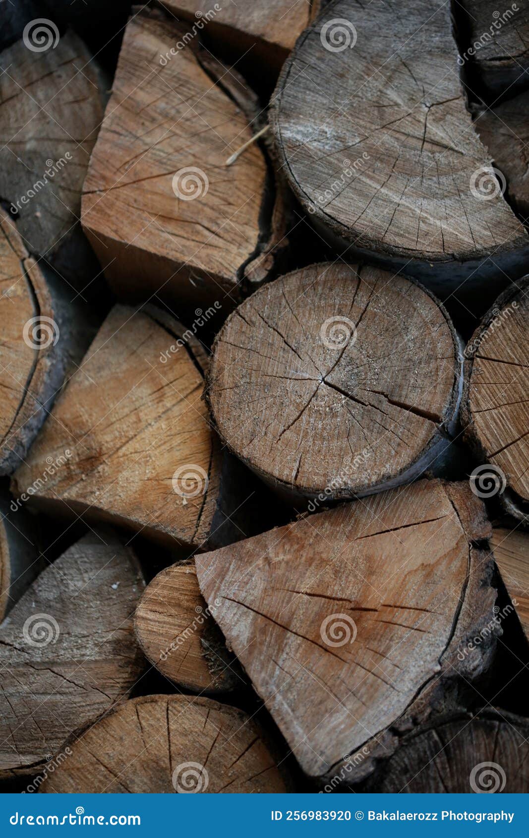 Cutted Wood Ready for Fire Close Up Background Modern High Quality ...