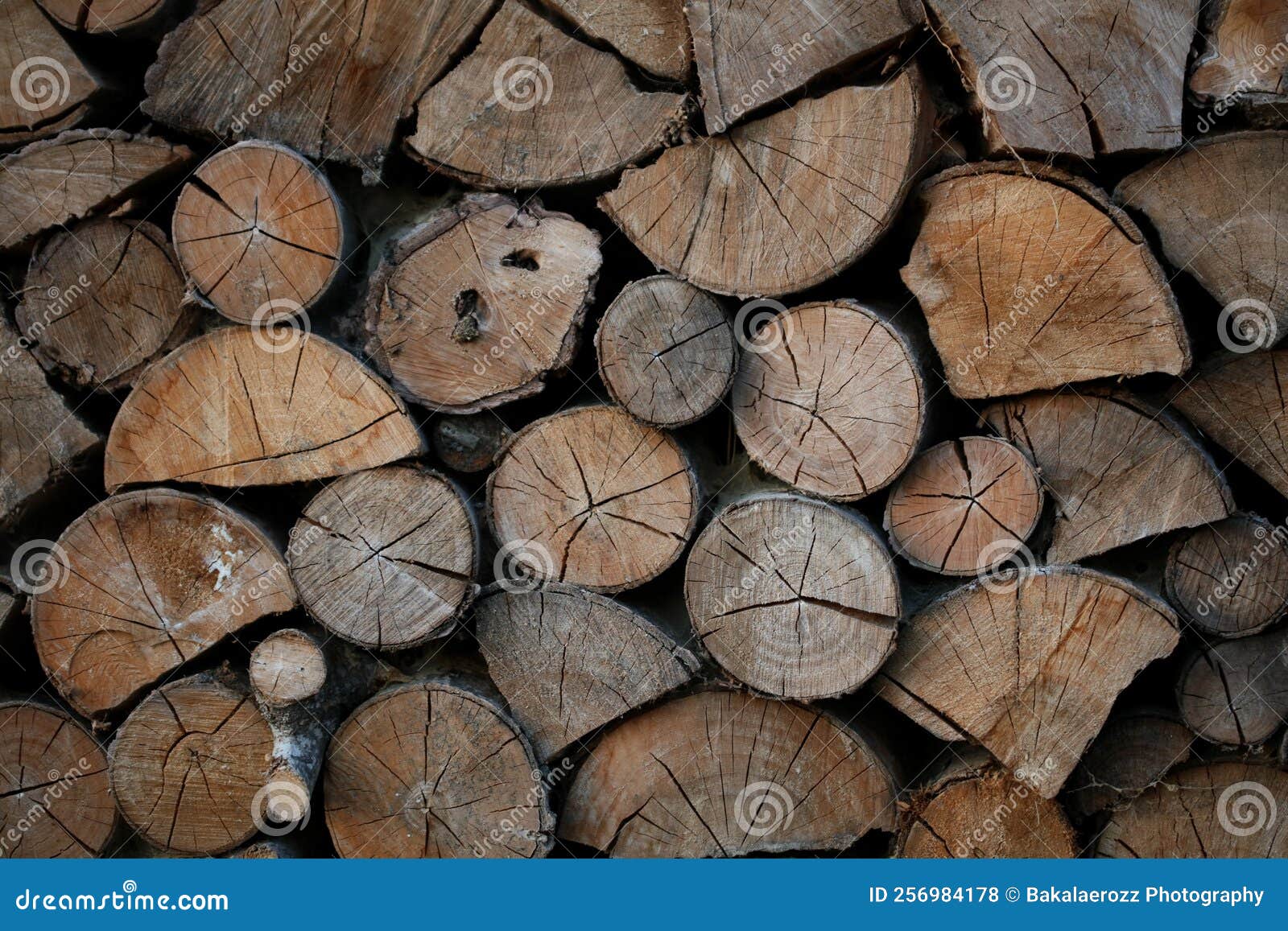 Cutted Wood Ready for Fire Close Up Background Modern High Quality ...