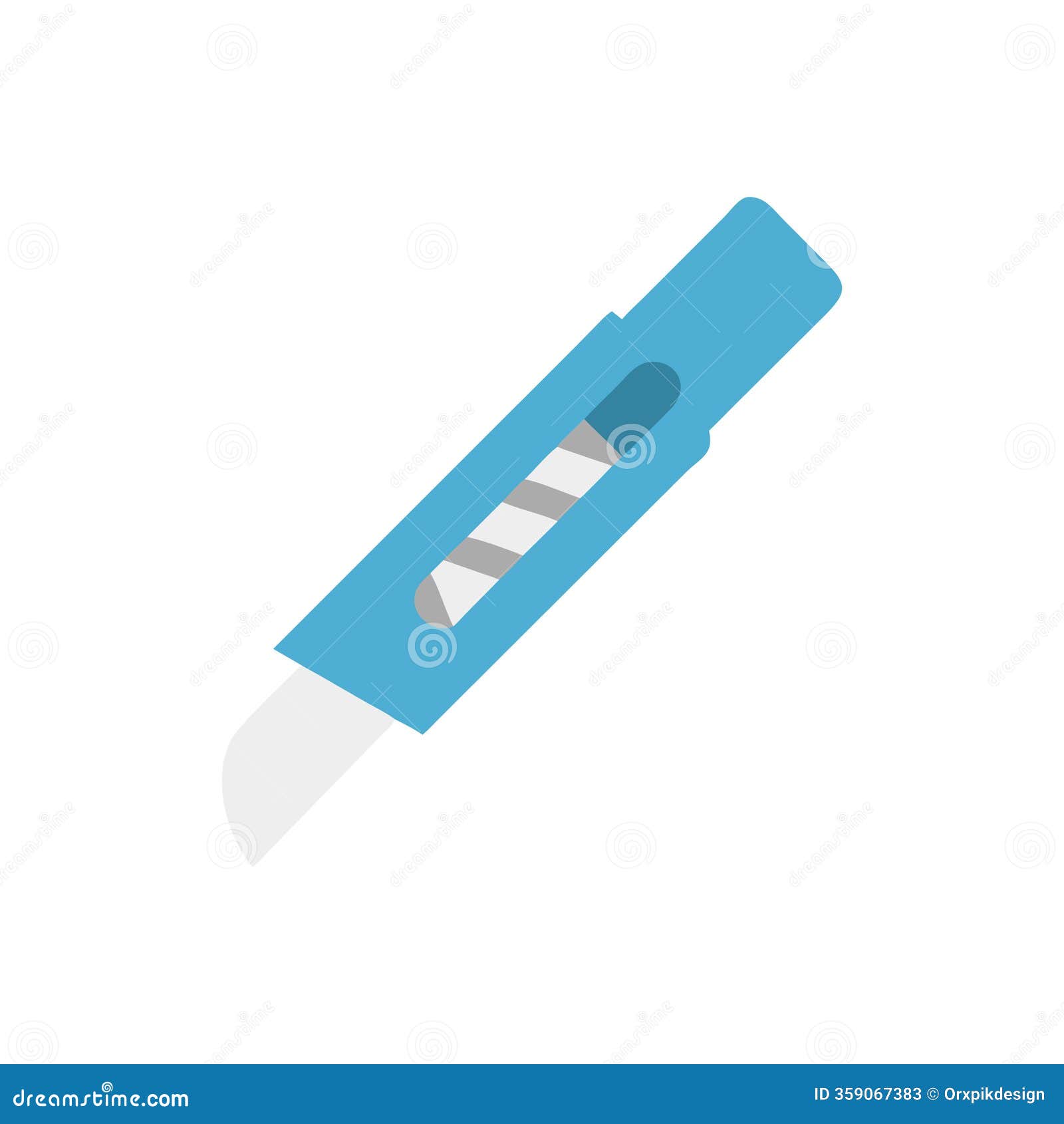 Cutter Blade Icon for Cutting Equipment Stock Illustration ...