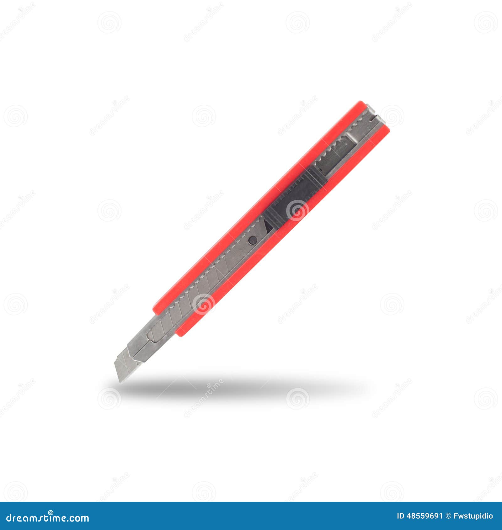 Cutter Blade Isolated for School or Office Tools on White Background ...