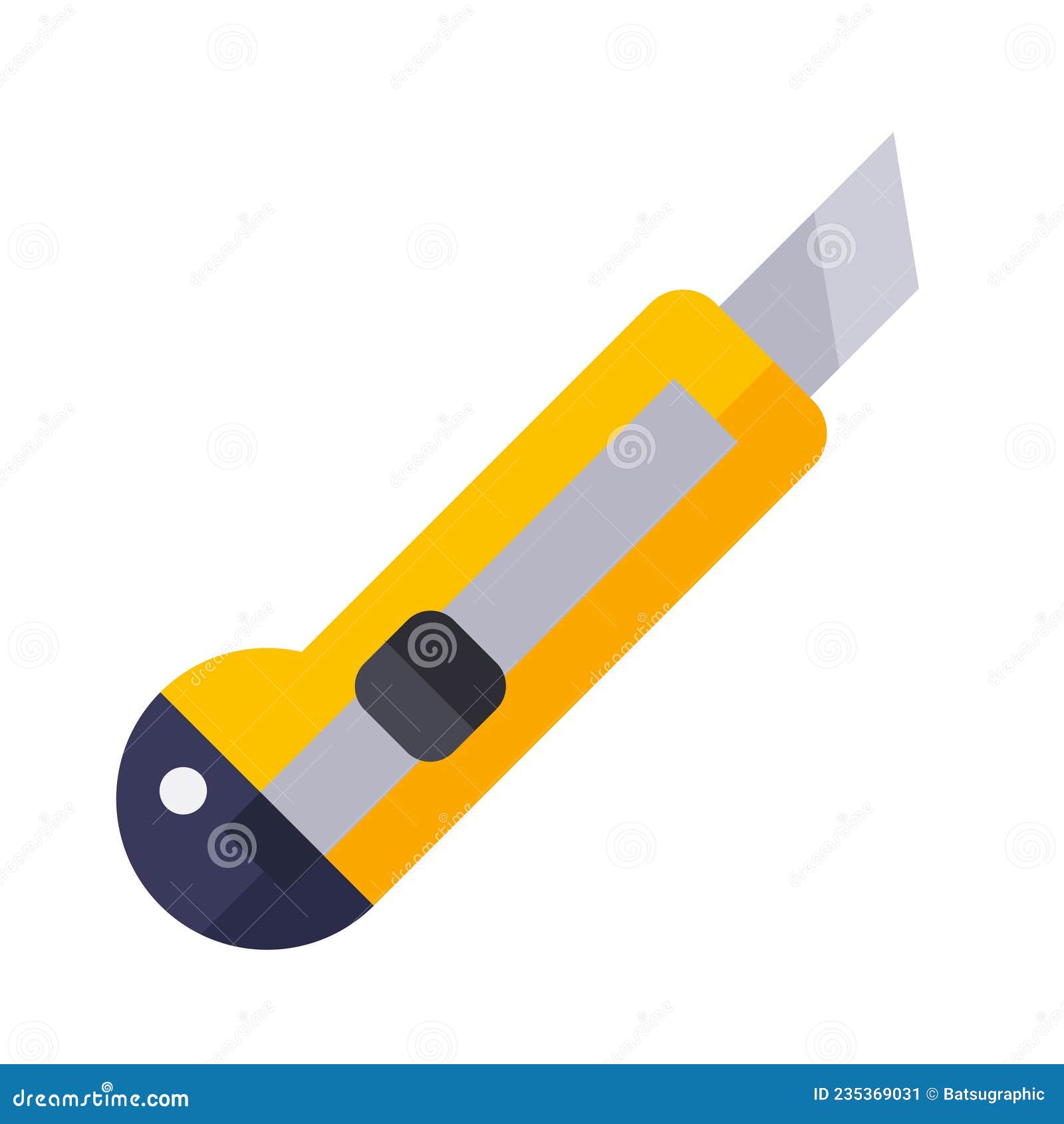 Cutter Flat Clipart Vector Illustration Stock Vector - Illustration of ...