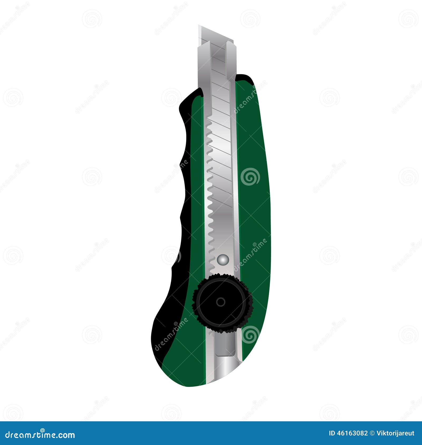 Cutter knife stock vector. Illustration of precision - 46163082