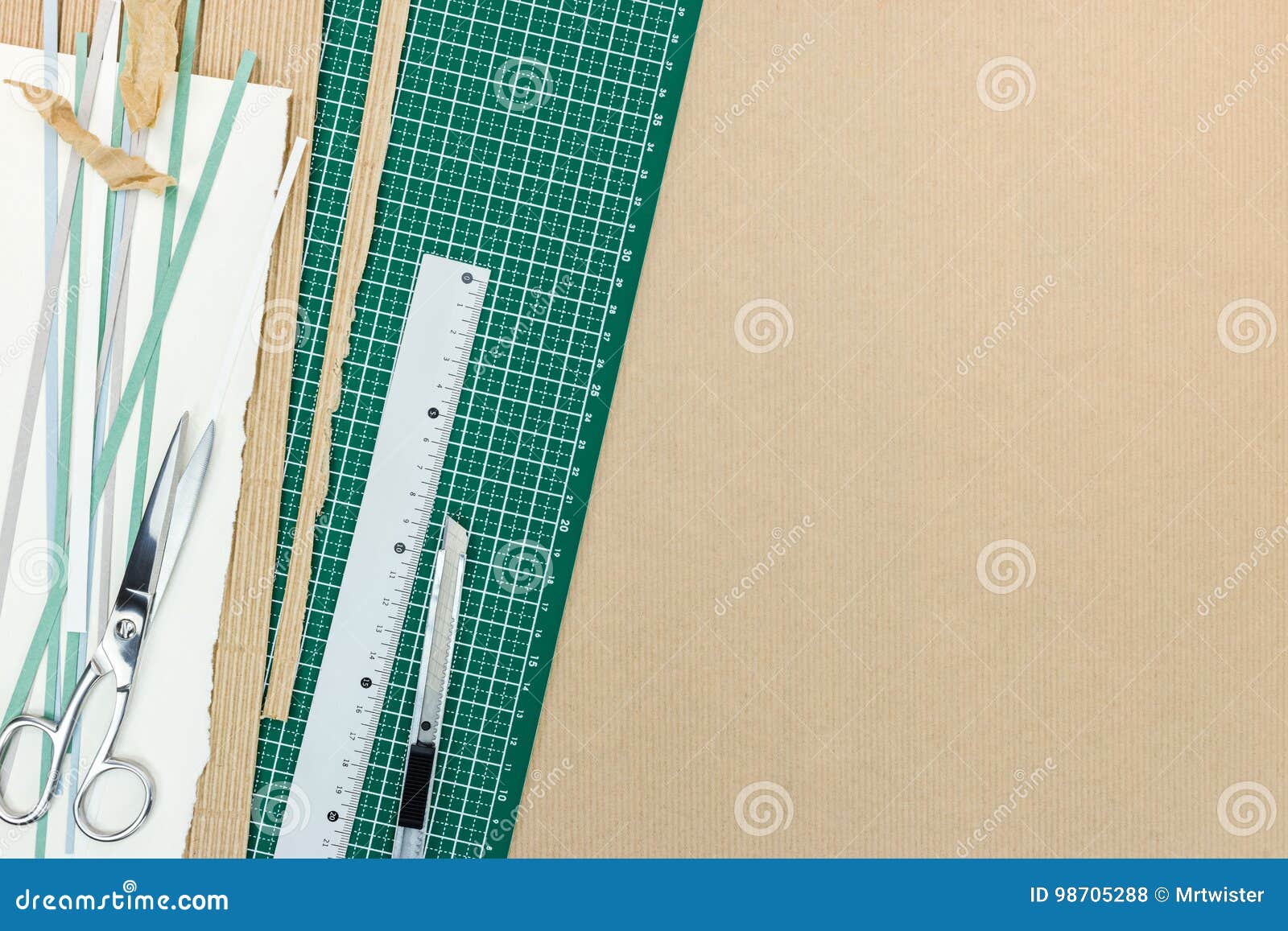 Cutter And Ruler Royalty-Free Stock Photo | CartoonDealer.com #18687237