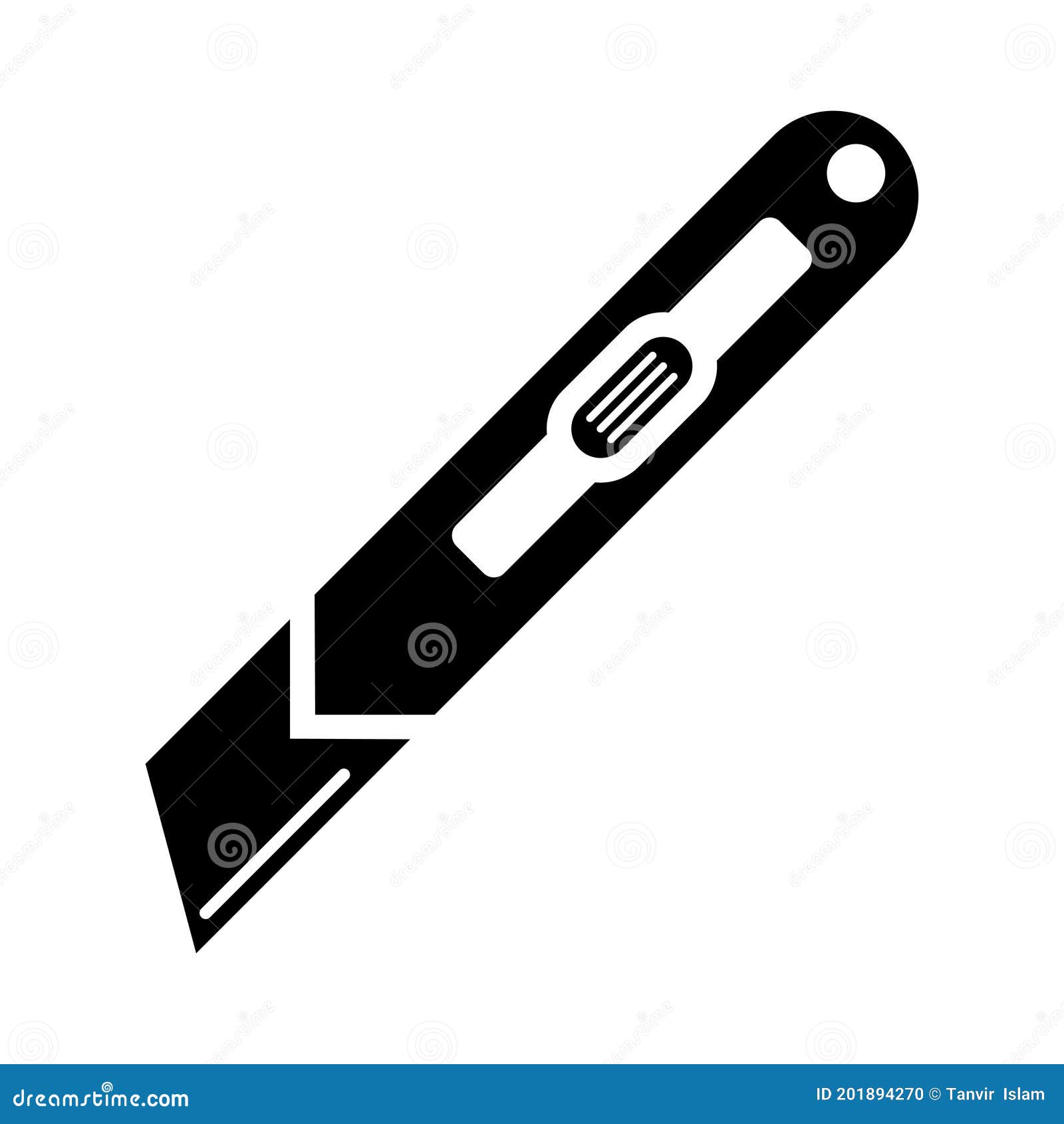 Cutter Vector Icon stock vector. Illustration of tool - 201894270