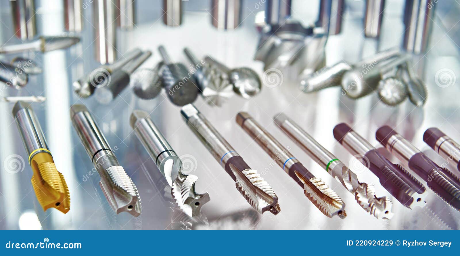 Cutters for Milling Machine Stock Image - Image of equipment ...