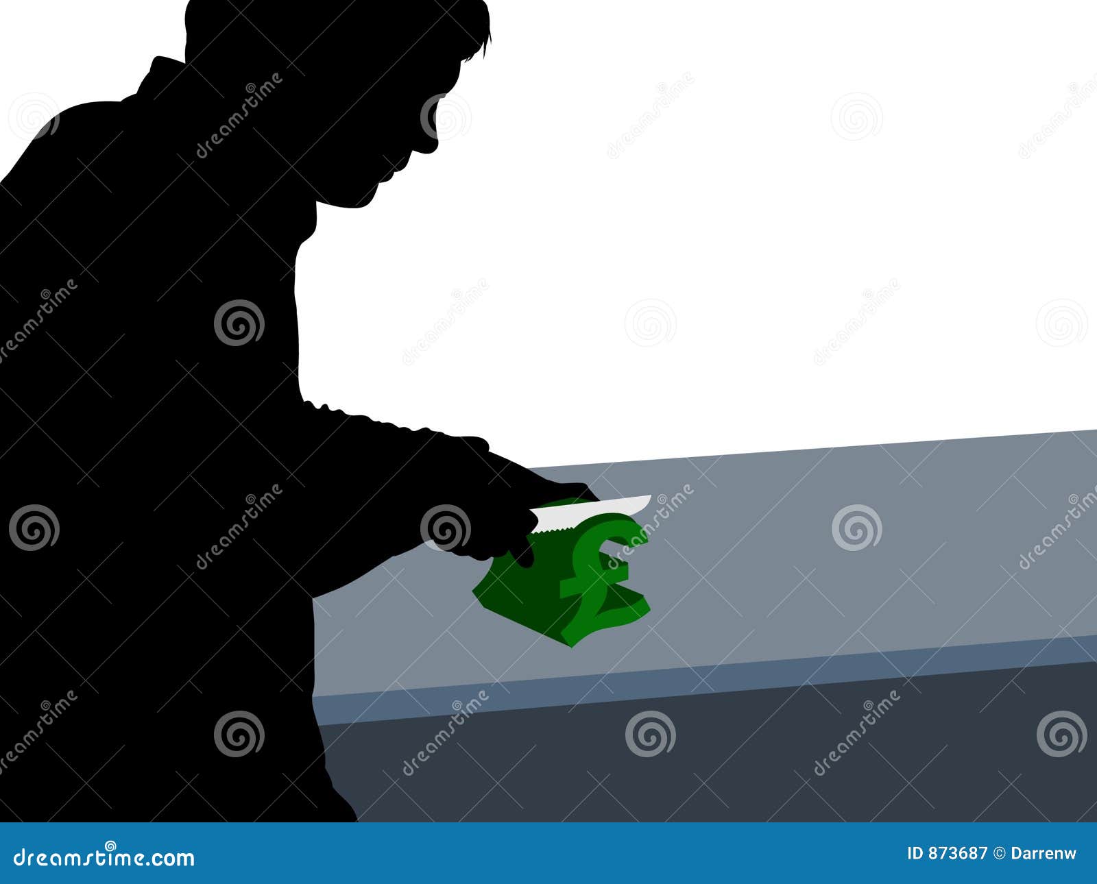 Cutting back stock illustration. Illustration of illustrated - 873687