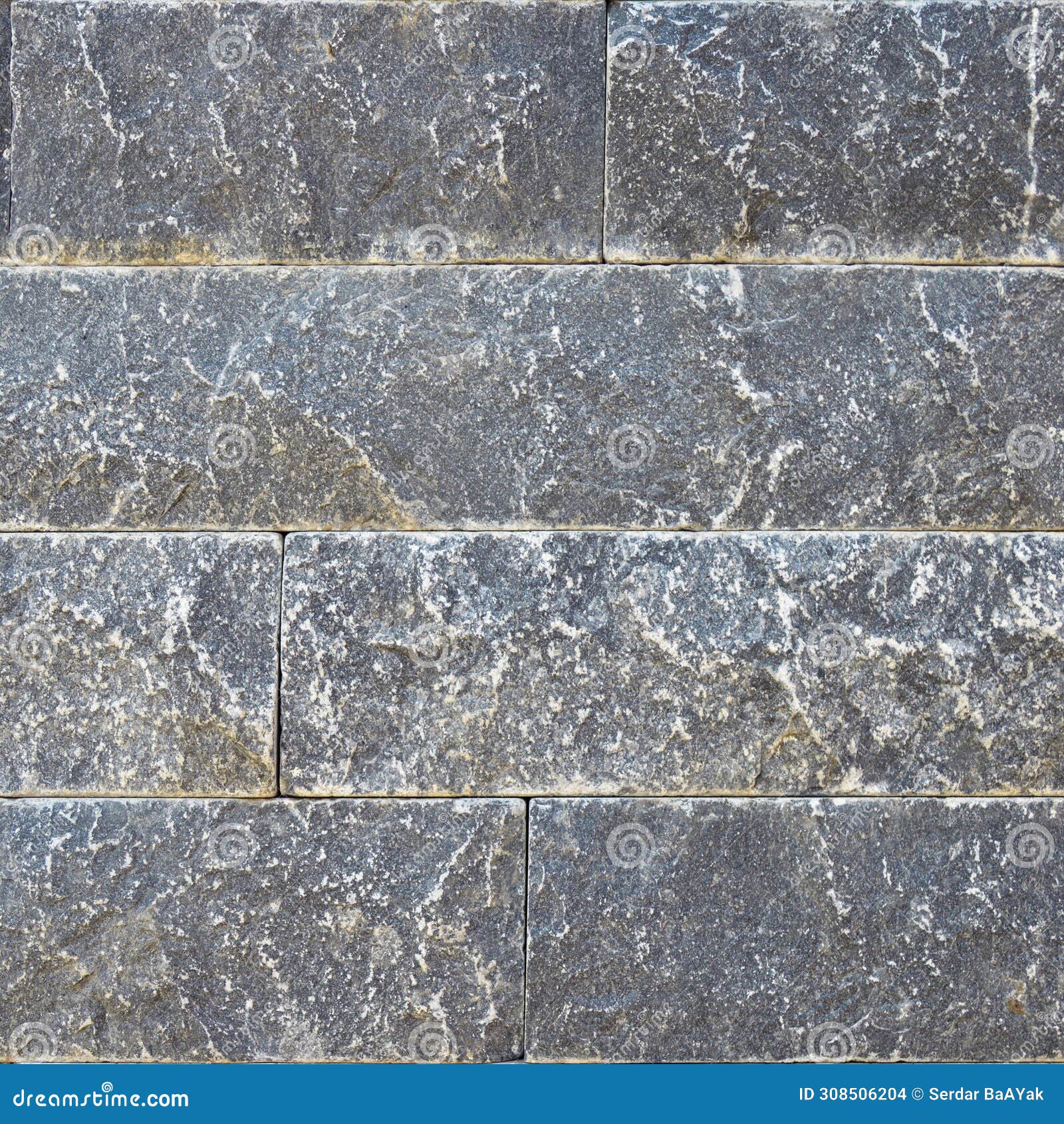 Cutting Blue Marble Wall Rectangular, Seamless Lined Up Stock Photo ...