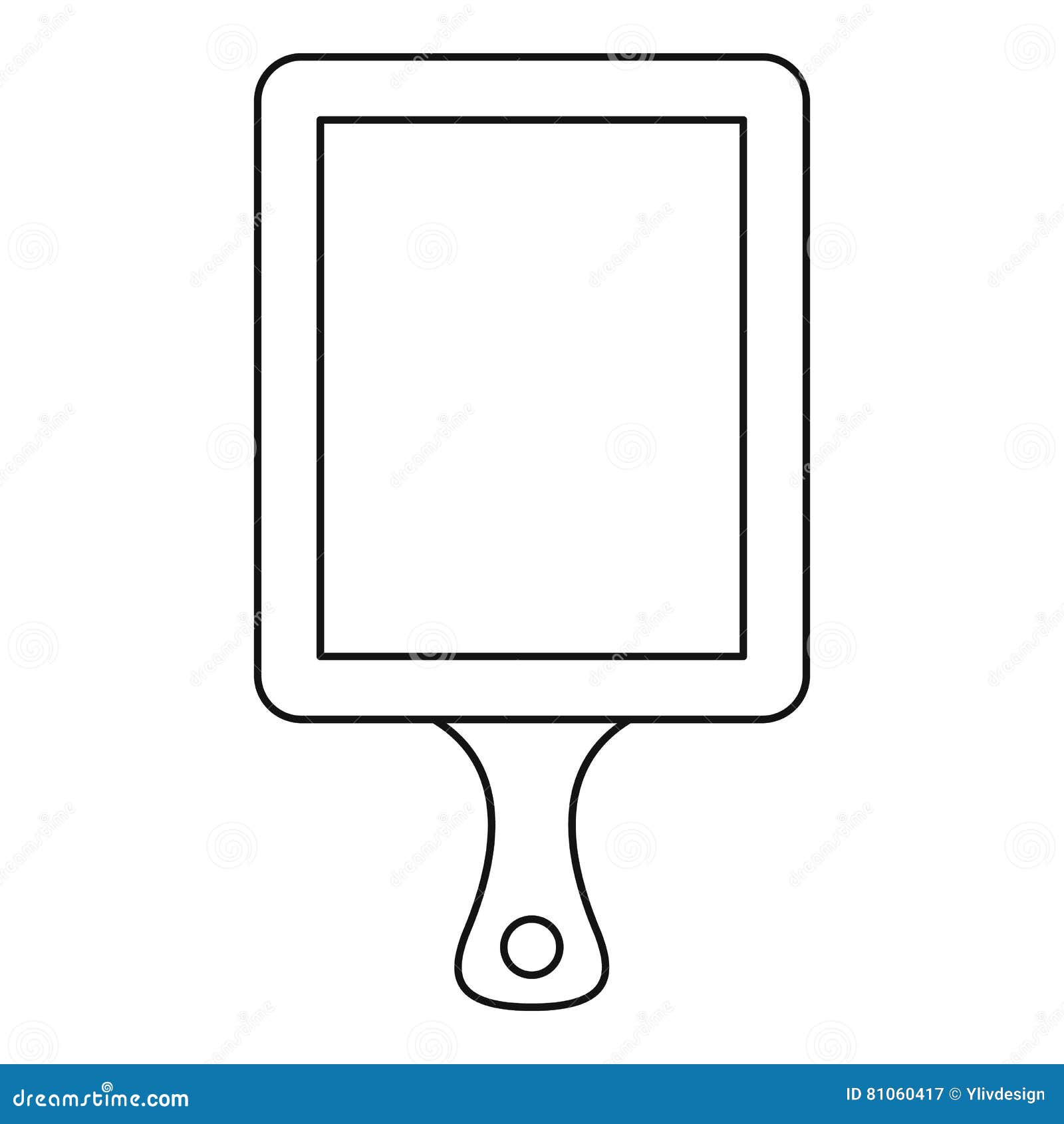 Cutting Board Icon, Outline Style Stock Vector - Illustration of nature ...