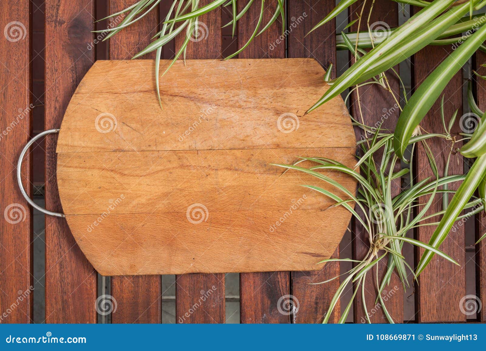 Cutting board top view on stock image. Image of overhead - 108669871