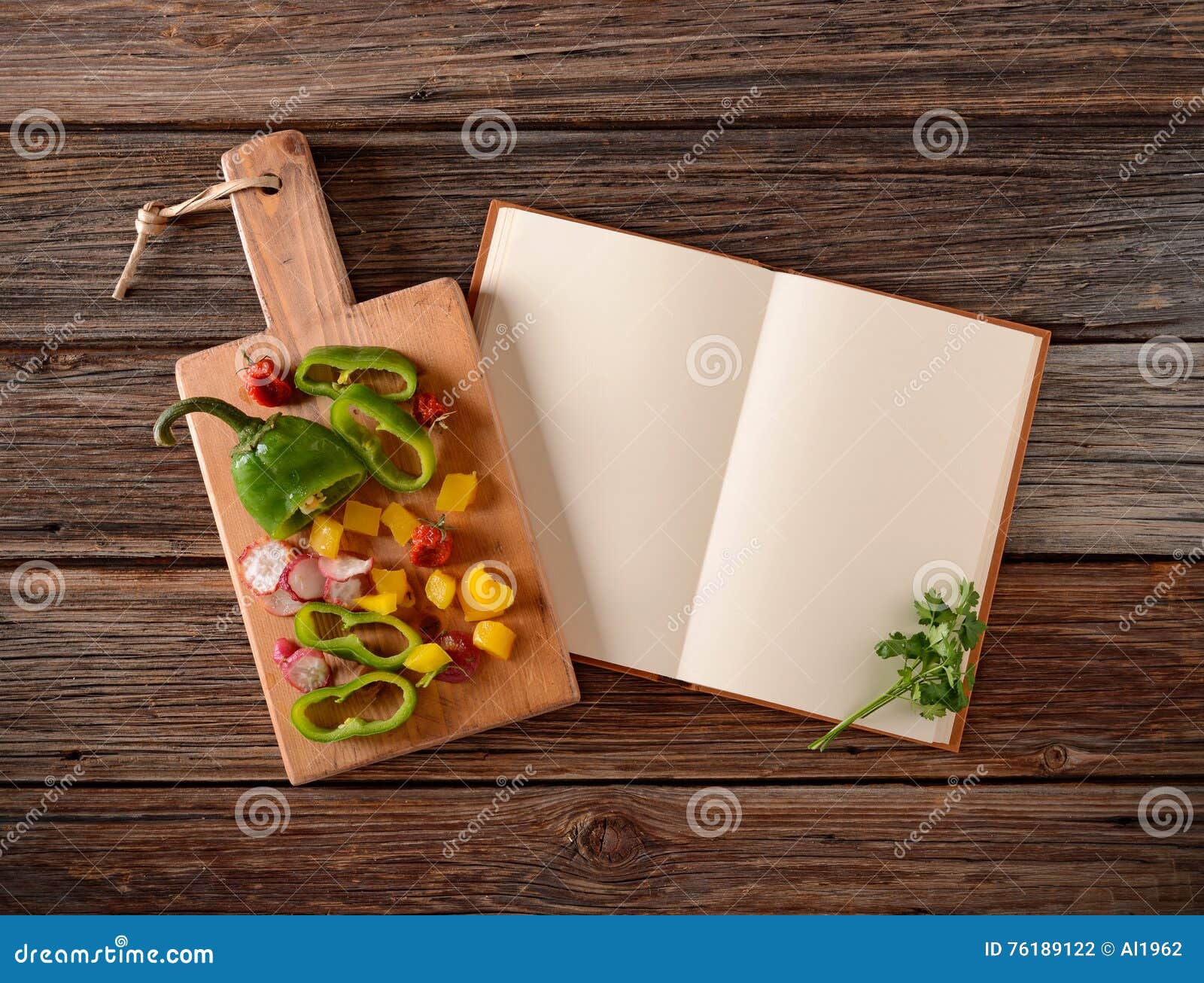 Cutting Board and Vegetables Stock Photo - Image of table, closeup ...
