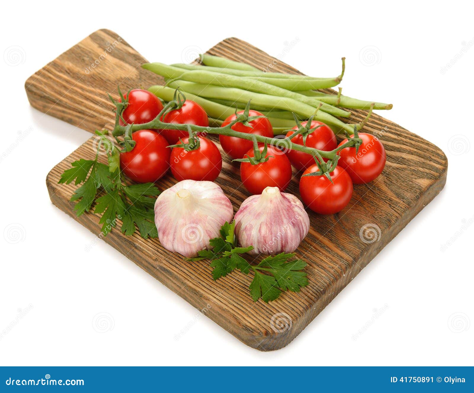 Cutting Board and Vegetables Stock Image - Image of assortment, board ...