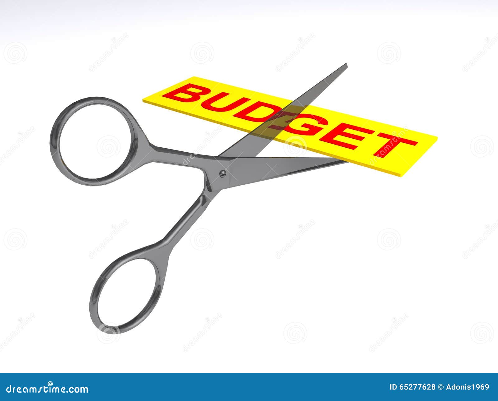 Cutting budget stock illustration. Illustration of chop - 65277628
