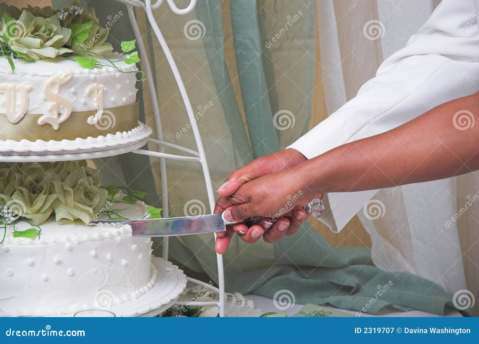 Cutting the Cake stock image. Image of cutting, together - 2319707