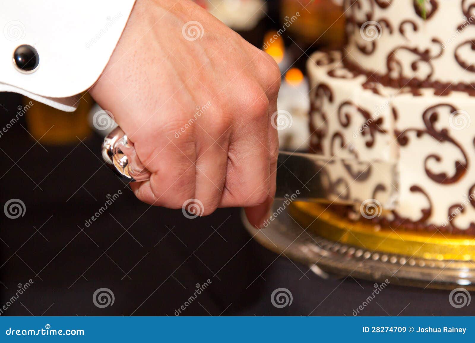Cutting the Cake stock image. Image of white, horizontal - 28274709