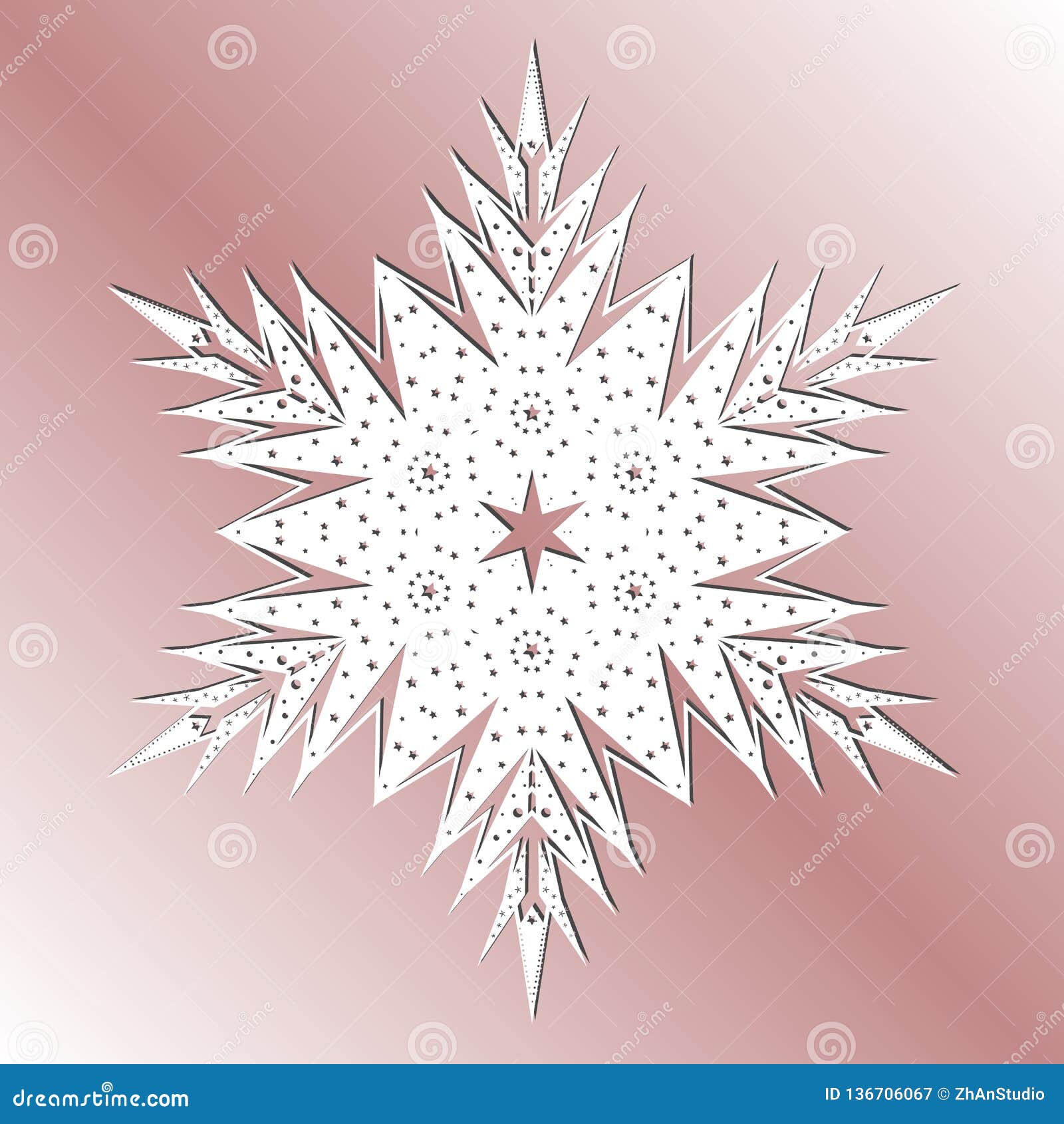 Cutting Card. Laser Cut Star Vector Panel Stock Vector - Illustration ...