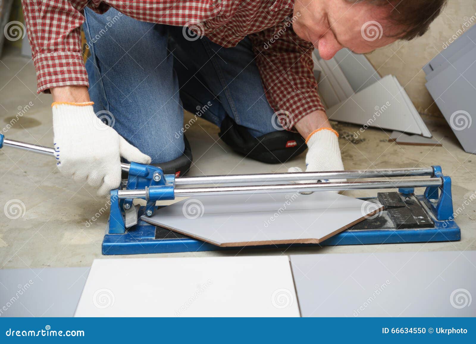 Cutting Ceramic Tiles Royalty-Free Stock Photography | CartoonDealer ...