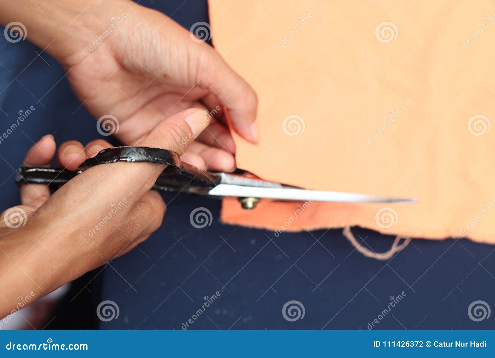 Cutting cloth, version stock photo. Image of clothing - 111426372