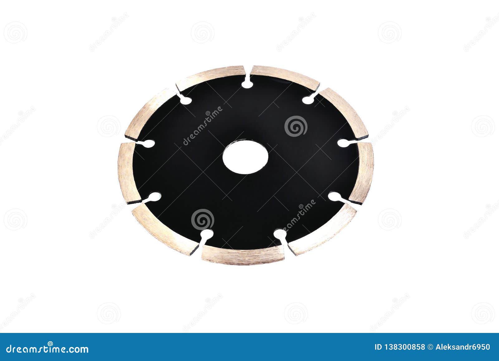 Cutting Disc Segmented Isolate White Background Stock Photo - Image of ...