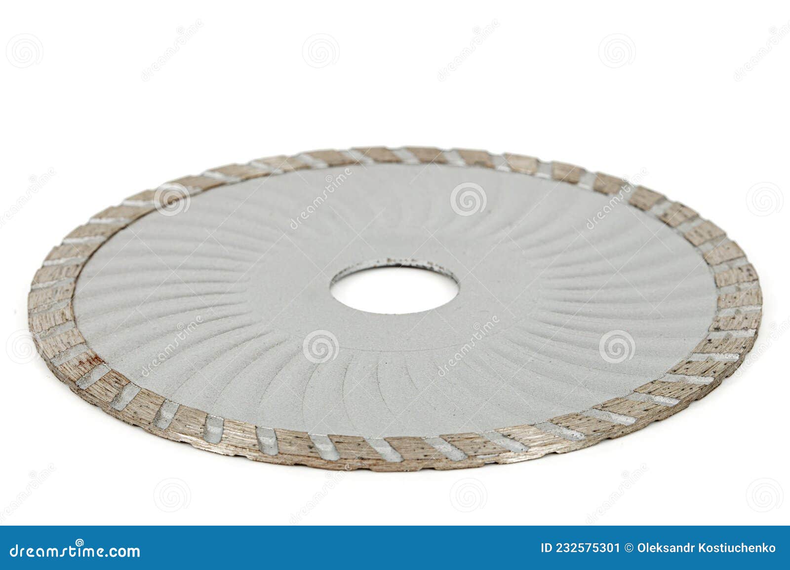 Cutting Disk with Diamonds, Diamond Disc for Concrete, Isolated on ...