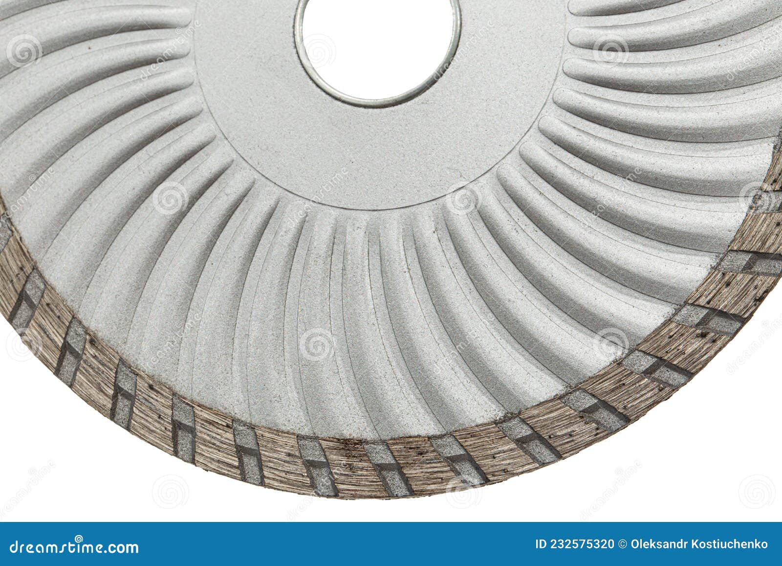 Cutting Disk with Diamonds, Diamond Disc for Concrete, Isolated on ...