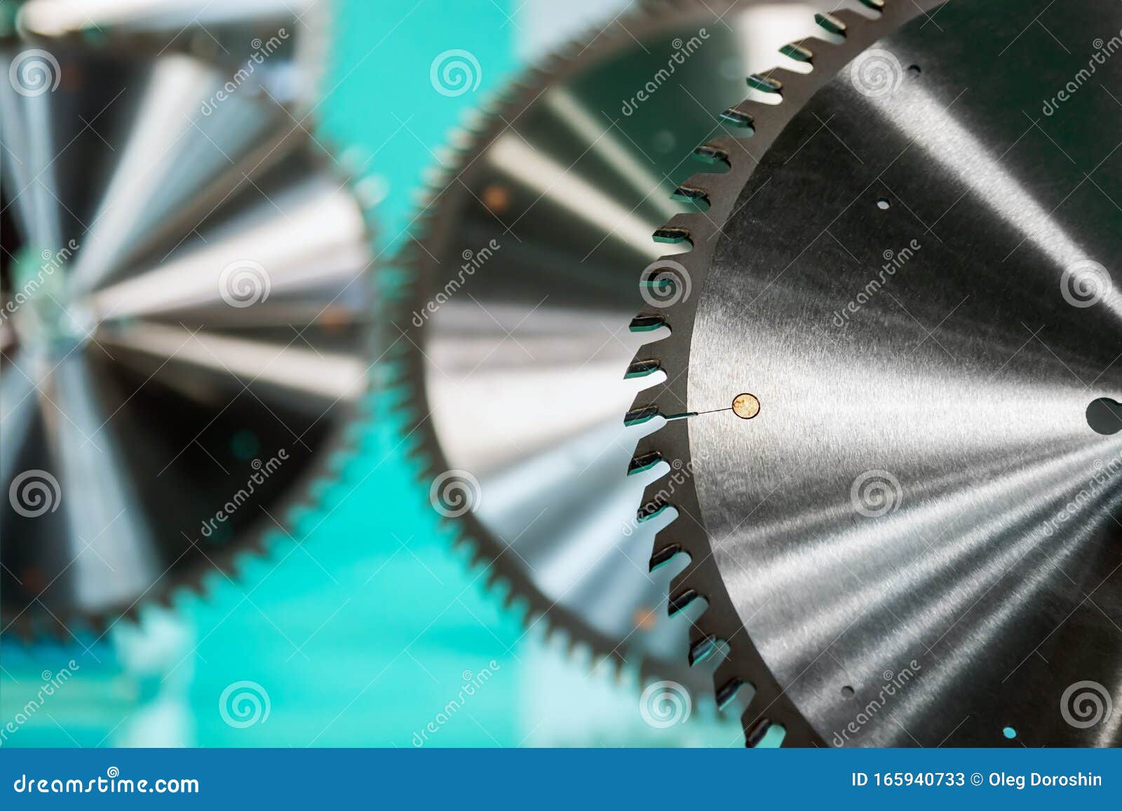 Cutting Disks and Cutters of the Woodworking Machine Stock Image ...