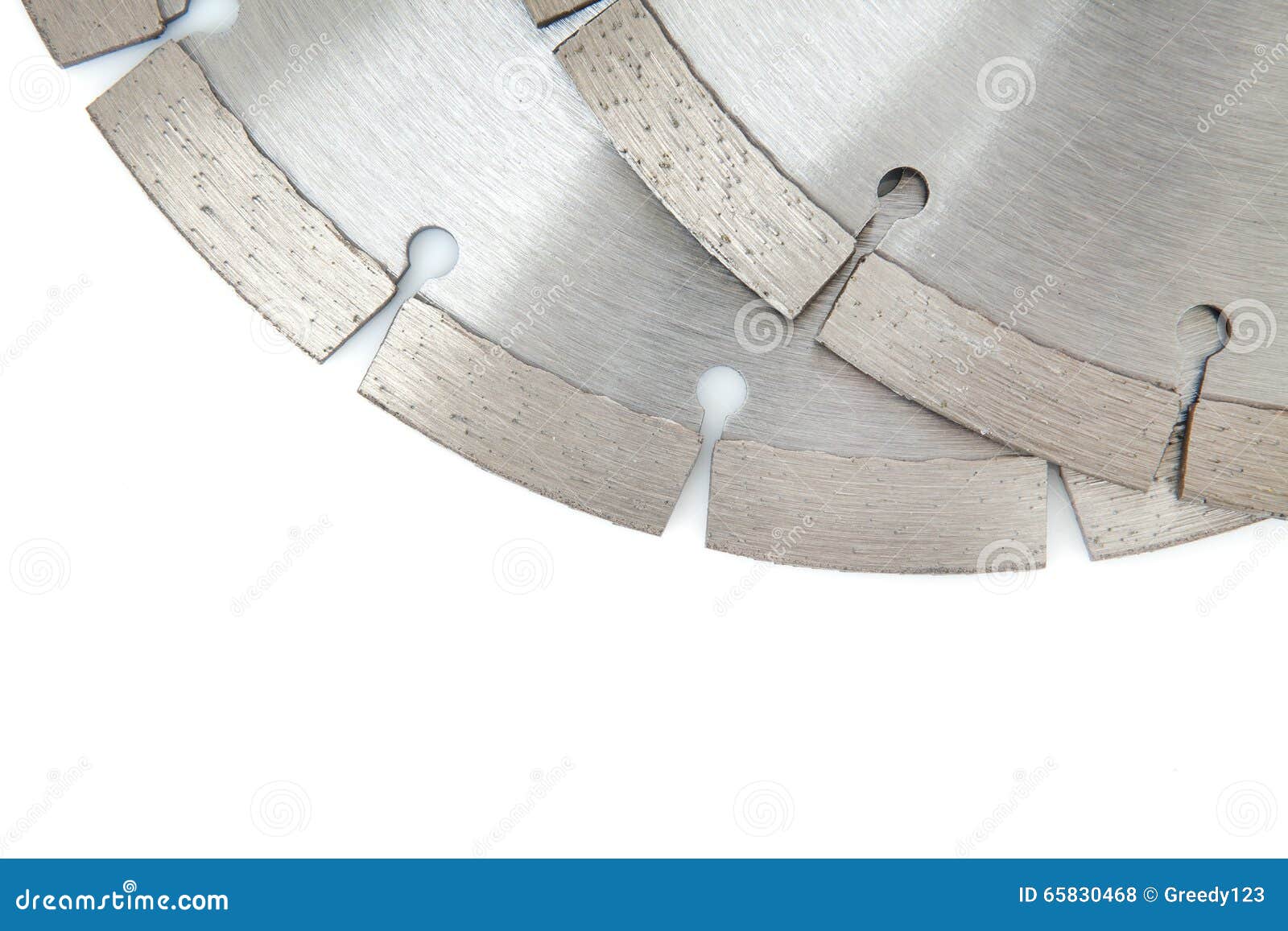 Cutting Disks with Diamonds - Diamond Discs for Concrete Isolated on ...