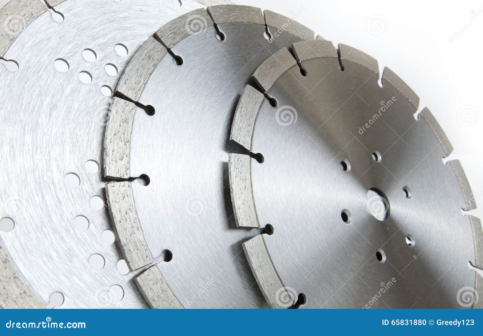 Cutting Disks with Diamonds - Diamond Discs for Concrete Isolated on ...