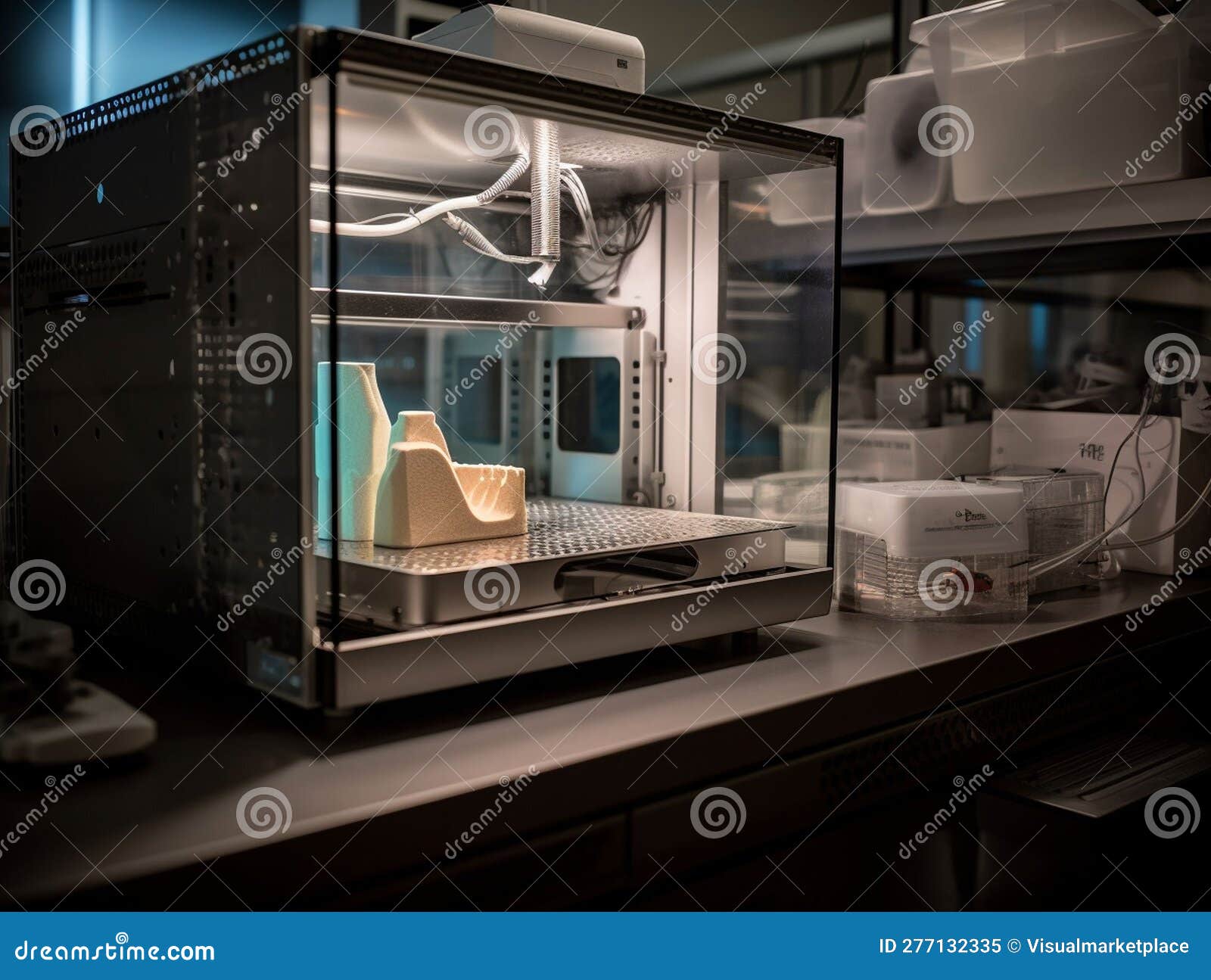 Advancements in 3D Printing for Medical Applications Stock Illustration ...