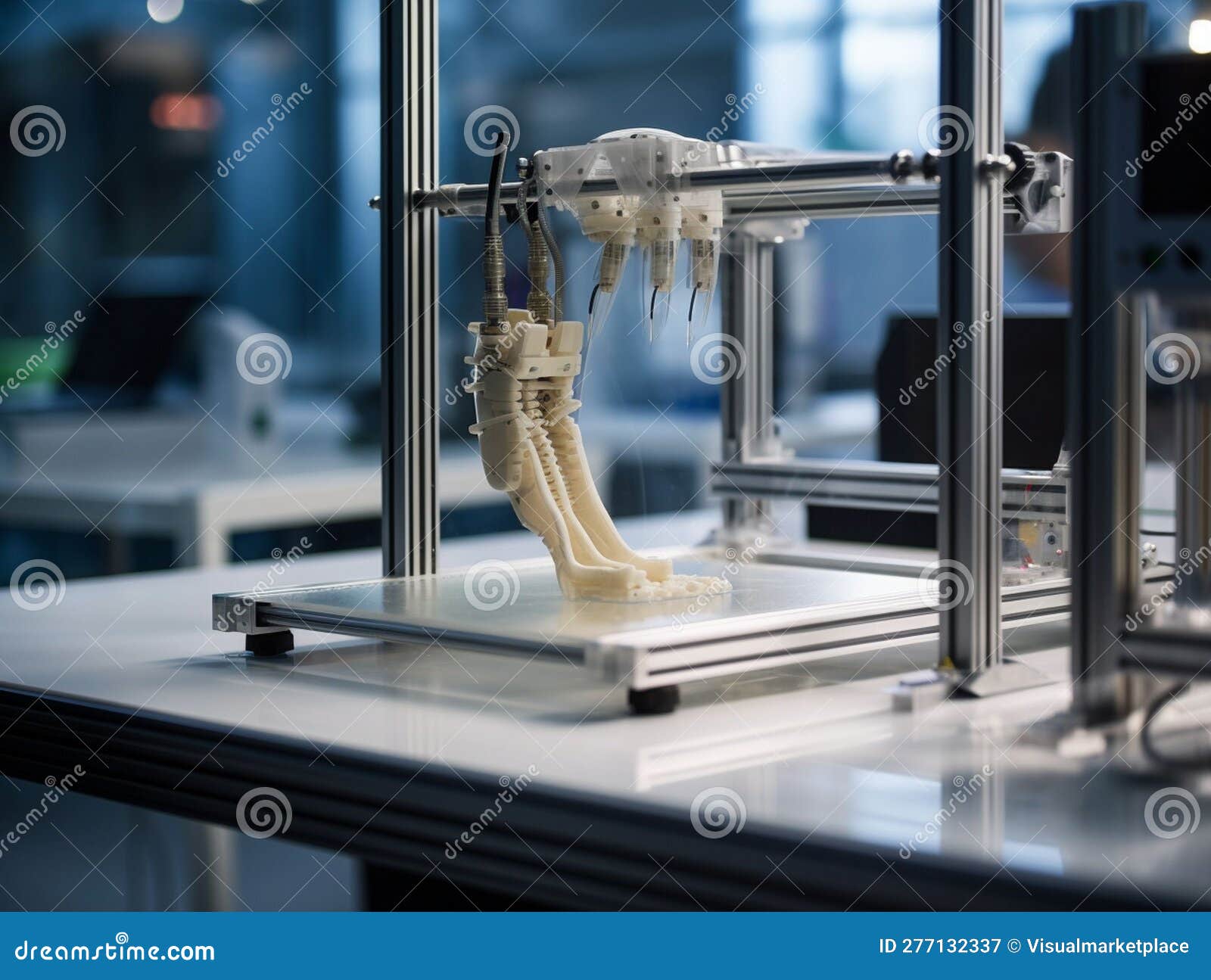 Advancements in 3D Printing for Medical Applications Stock Illustration ...