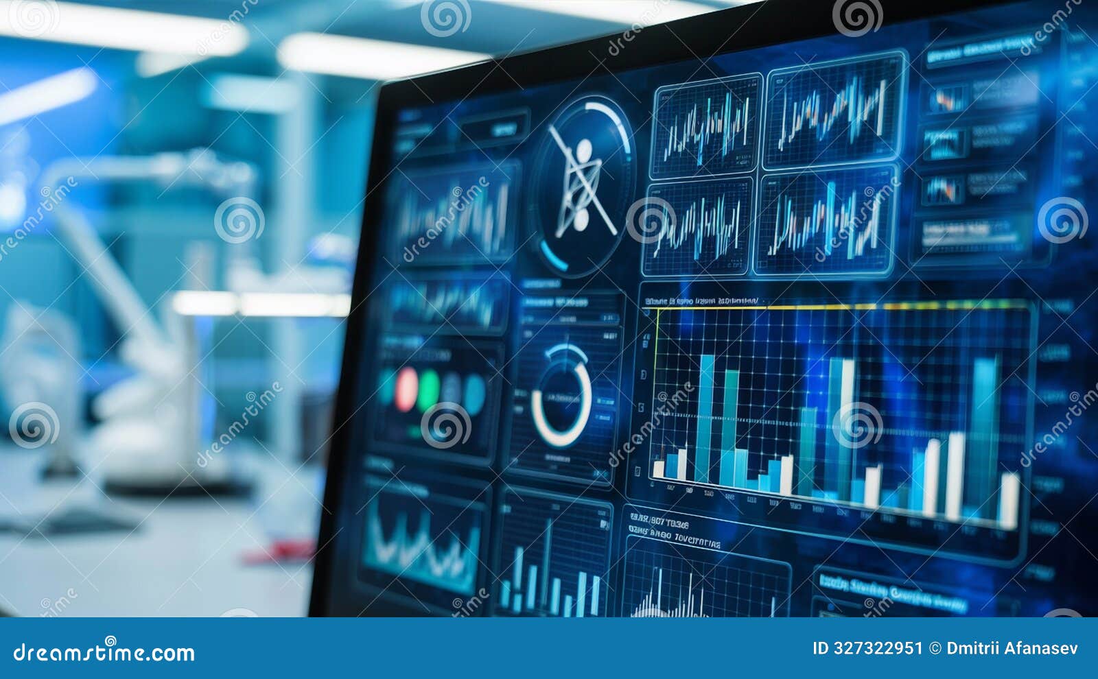Gene Editing Simulation Software in Action Stock Illustration ...