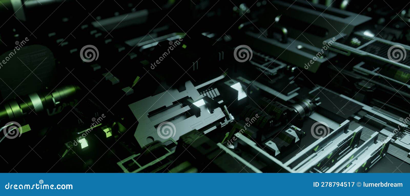 Cutting Edge High Tech Circuitry Abstraction With Glowing Circuit Lines And Nodes Automation