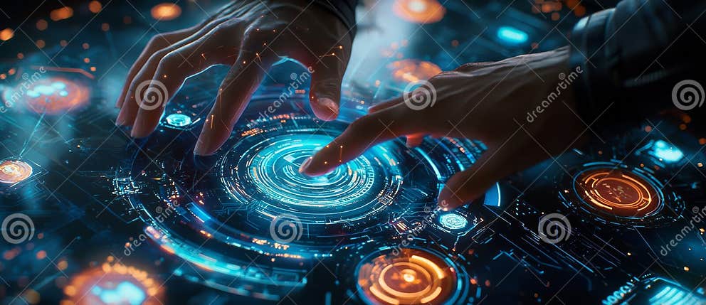 A Cutting-edge Holographic Interface Projects Data Onto a Smart Table ...