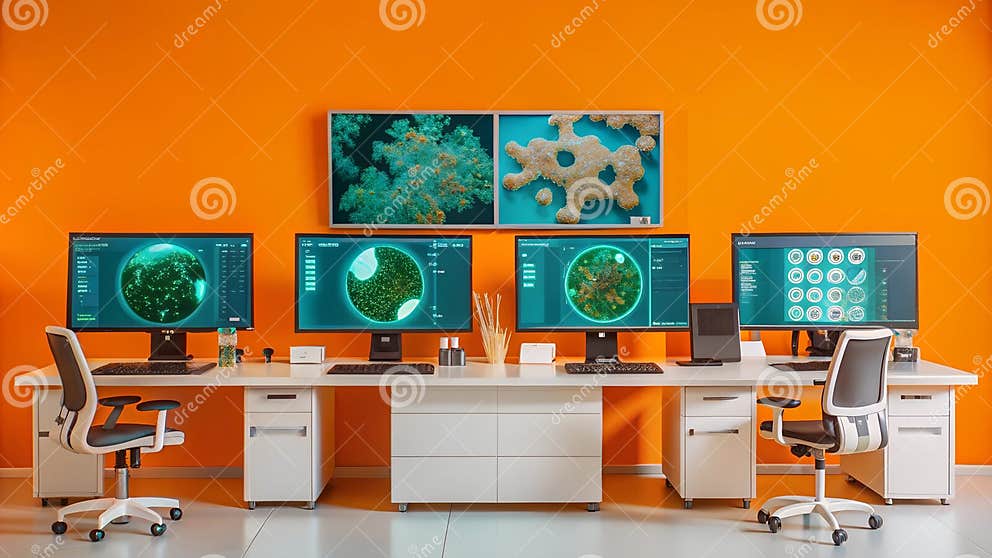 Cutting-Edge Lab Scene with Automated Systems - Advanced Technology ...