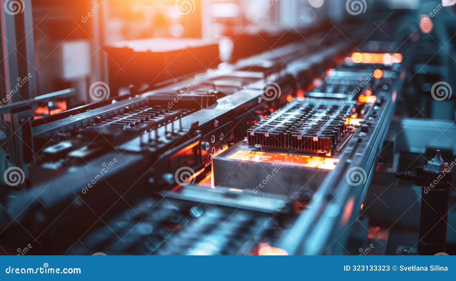 Cutting-edge Machinery in Action during Battery Pack Manufacturing ...