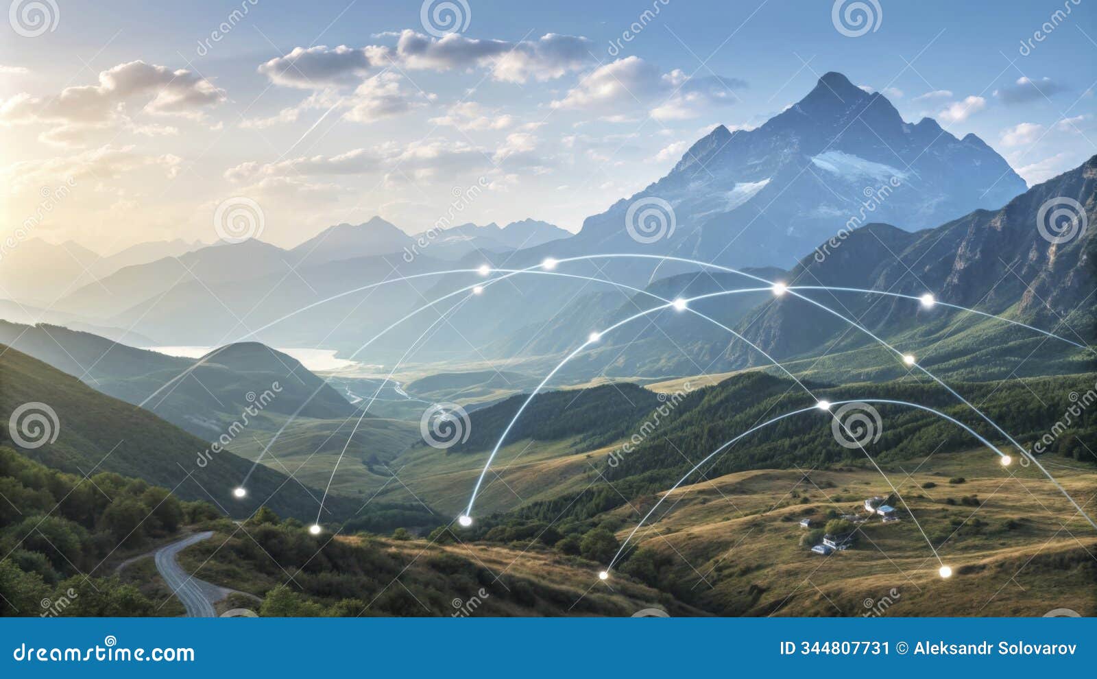 Cutting Edge Network Linking Isolated Mountain Valley Regions ...